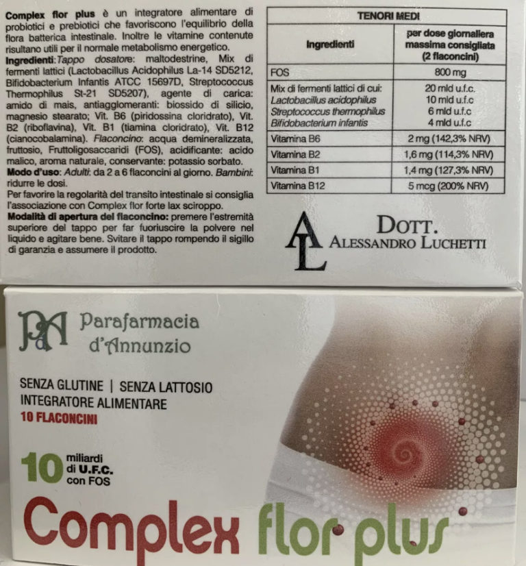 COMPLEX FLOR PLUS FLACONCINI - Dott Alessandro Luchetti