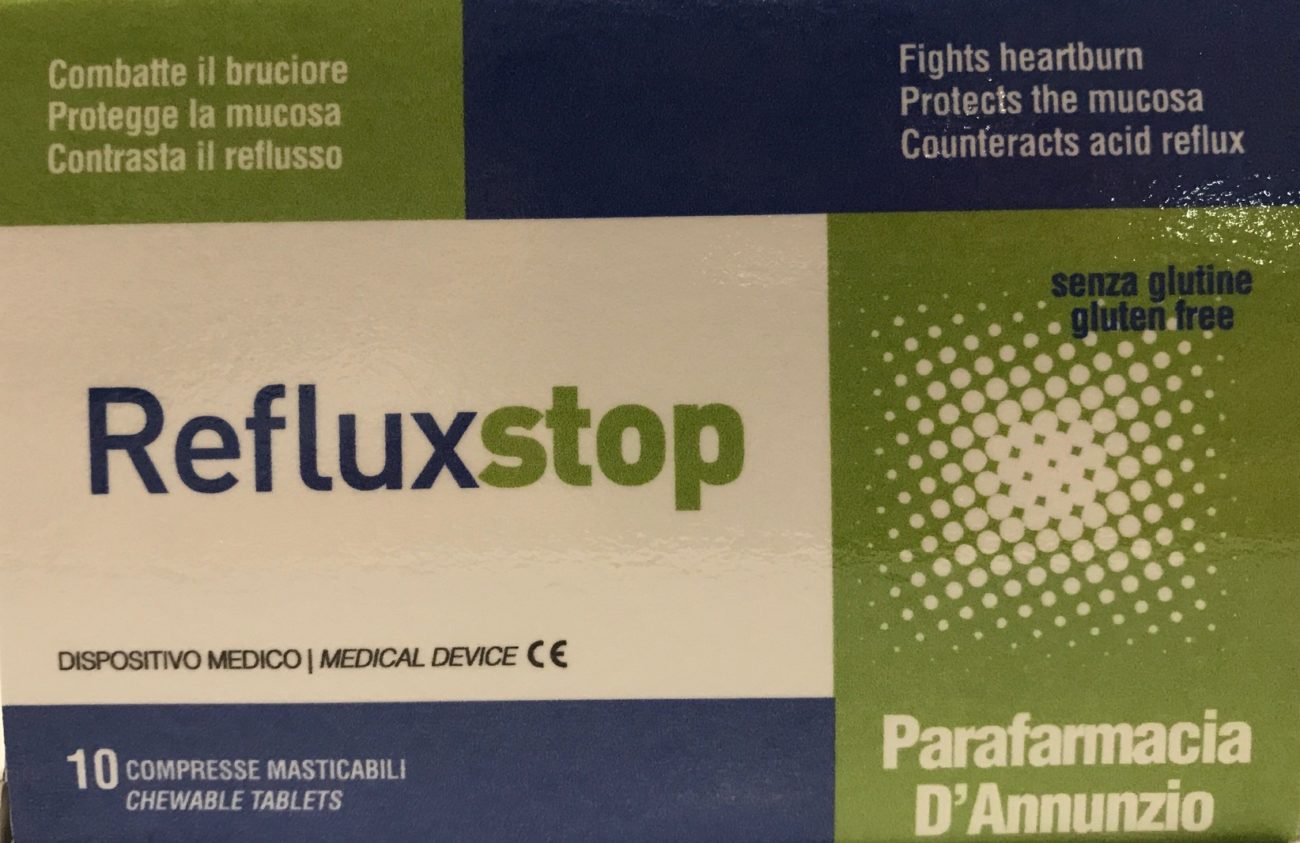 REFLUX STOP COMPRESSE MASTICABILI BRUCIORE DI STOMACO REFLUSSO senza ...