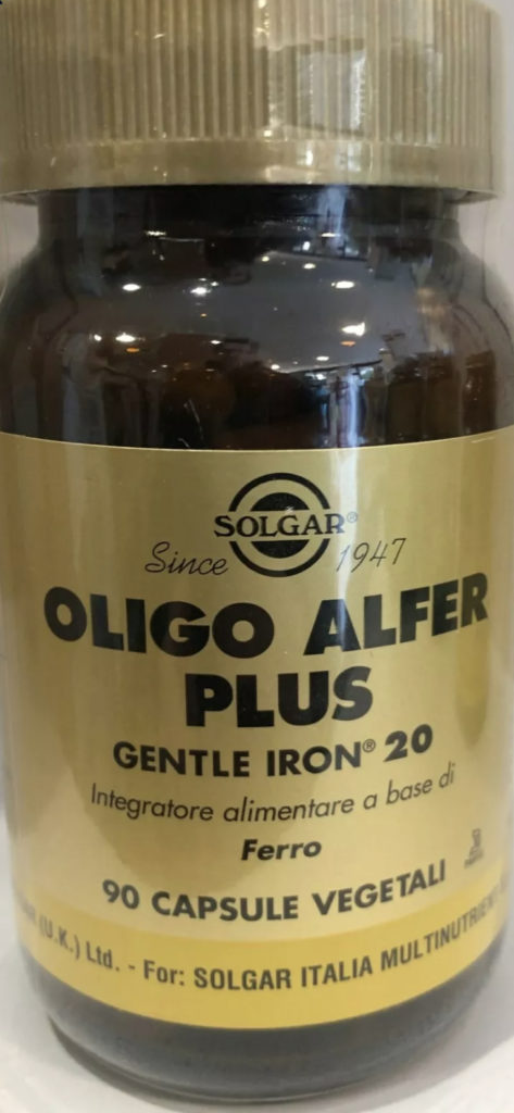 Solgar oligo alfer plus 90 capsule vegetali - Ferro - Dott Alessandro ...